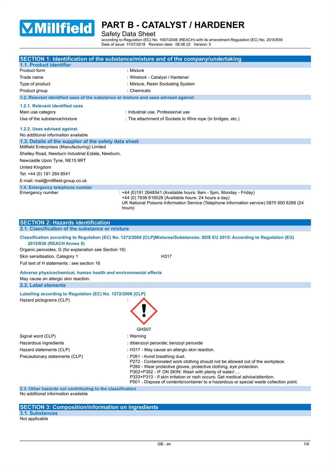wirelock-resin-system-part-b-sds-08-08
