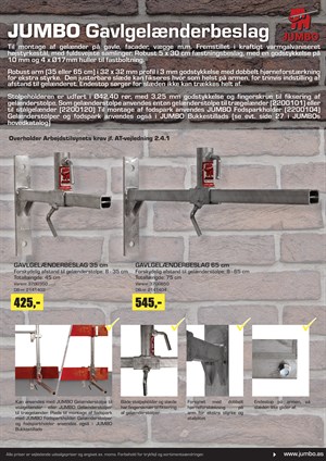 Se vores Katalog og løsblade lige her! – JUMBO Stillads
