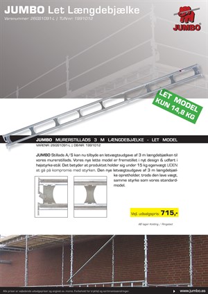 Se vores Katalog og løsblade lige her! – JUMBO Stillads