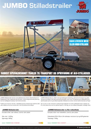 Se vores Katalog og løsblade lige her! – JUMBO Stillads