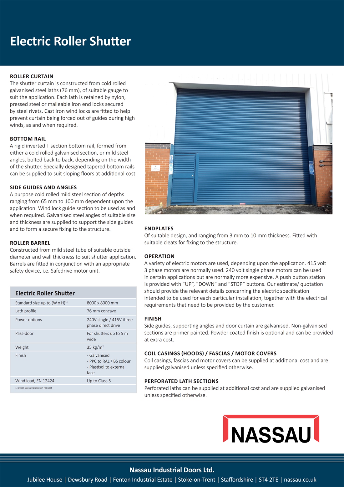 nassau---electric-roller-shutter-datasheet